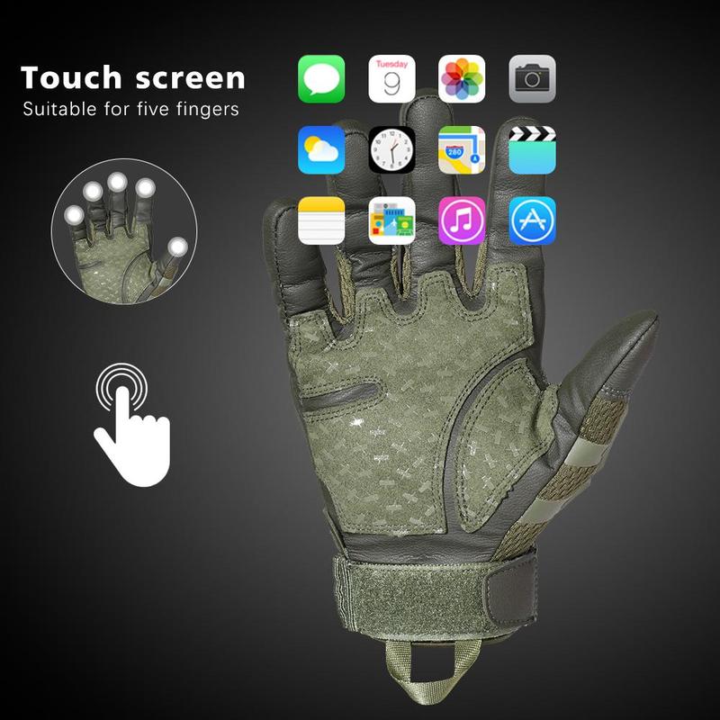 High Sensitivity Touch Screen Outdoor Tactical Training Glove ...
