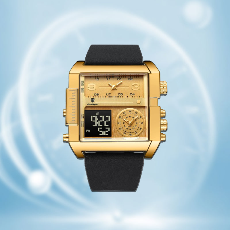 Electronic Men's Quartz Watch With Dual Display – anyfreebie.com